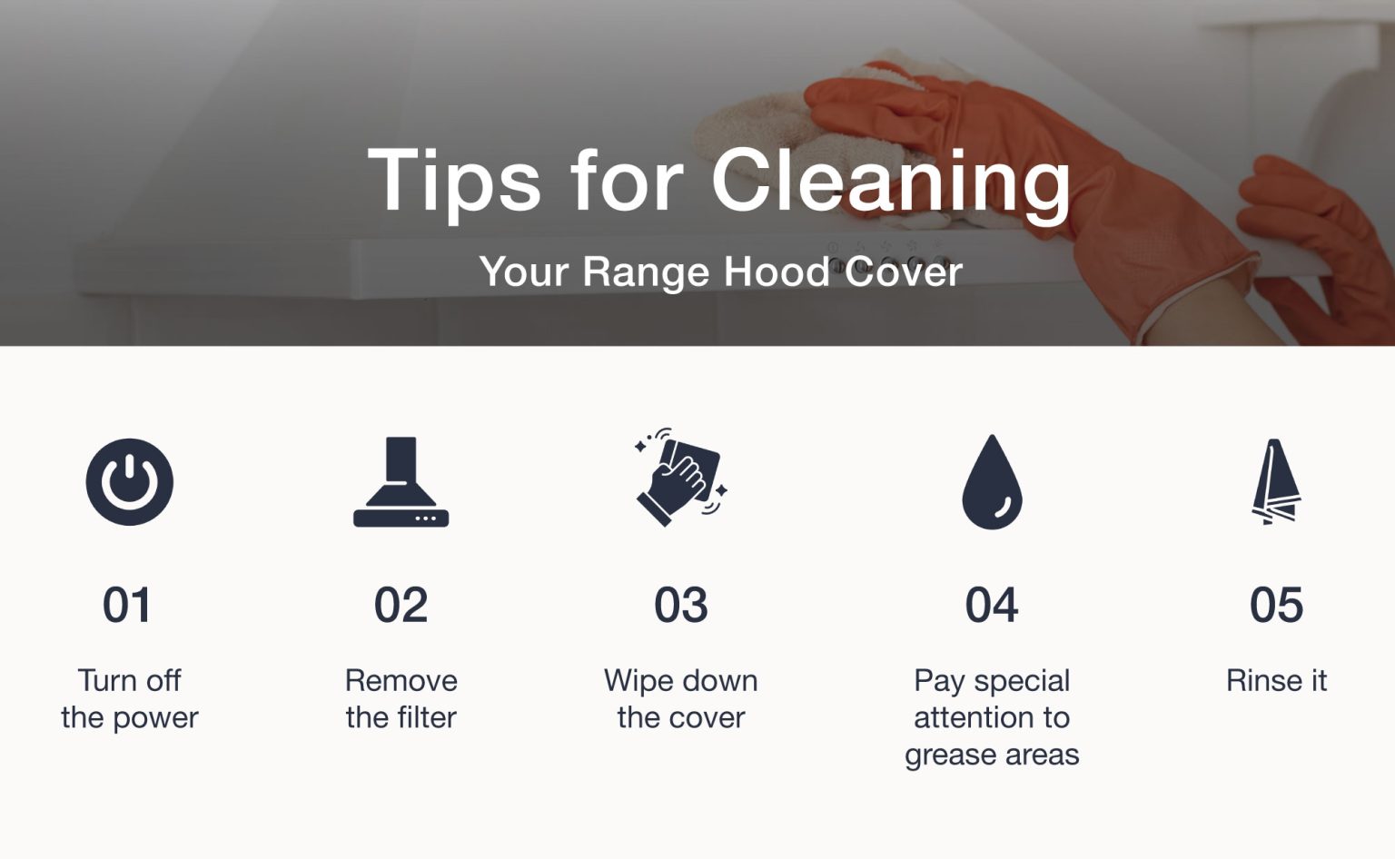 Tips to Keep Your Range Hood Cover in Great Shape